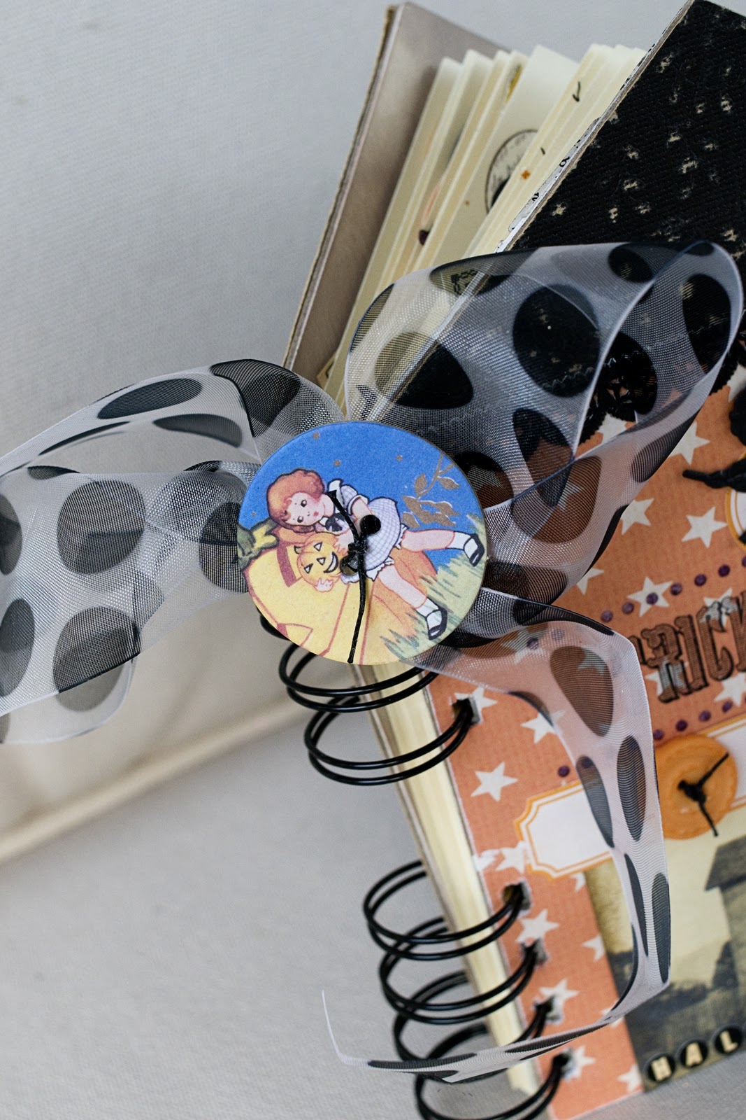 Remembering Halloween Mini Scrapbook Album The Polkadot Chair remembering-halloween-mini-scrapbook-album-the-polkadot-chair