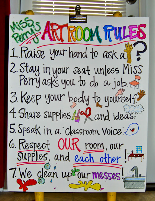 Artsy Blevs: My First Art Room Poster!