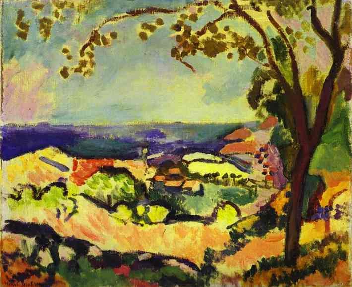 Henri Matisse Art Gallery: Henri Matisse Art: Sea at Collioure.