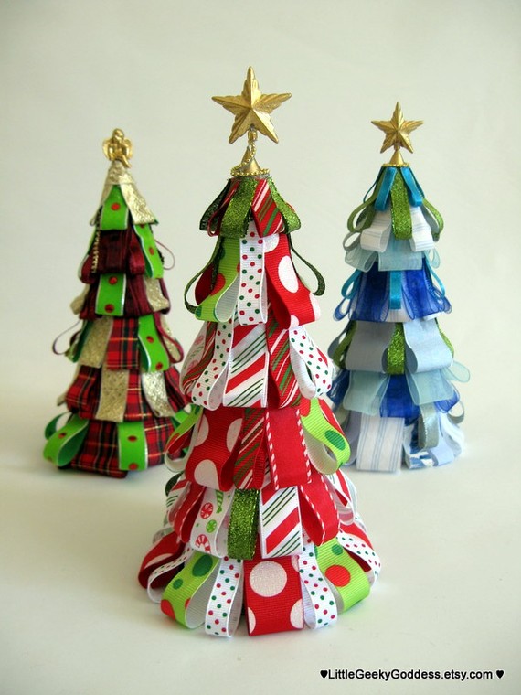 Árboles de Navidad bordados, de patchwork, de fieltro,... / Craft ...