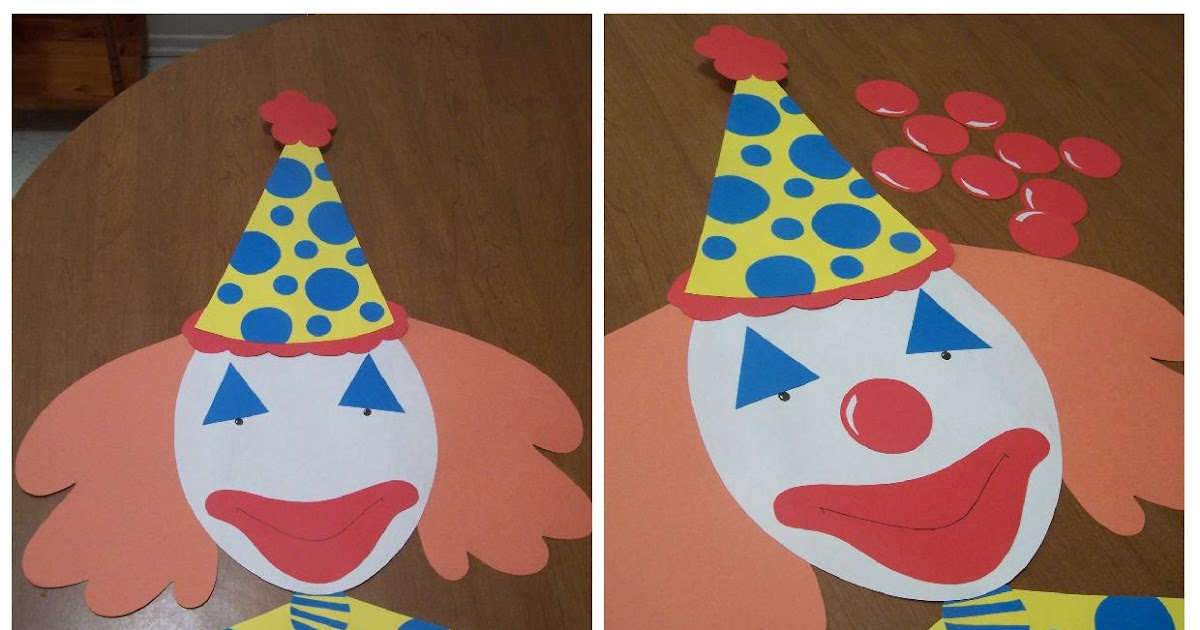 a work in progress...: pin the nose on the clown
