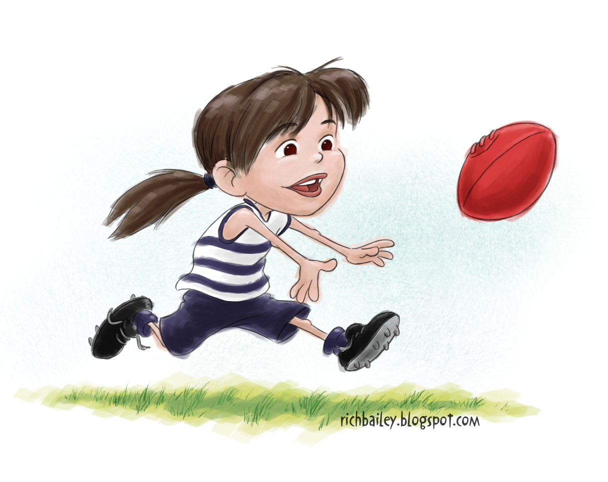 draw!!: Footy Girl draw!!: Footy Girl
