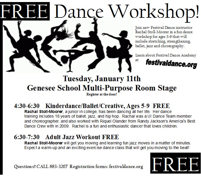 Festival Dance Blog: Free Dance Classes in January & Workshops! Festival Dance Blog: Free Dance Classes in January & Workshops!