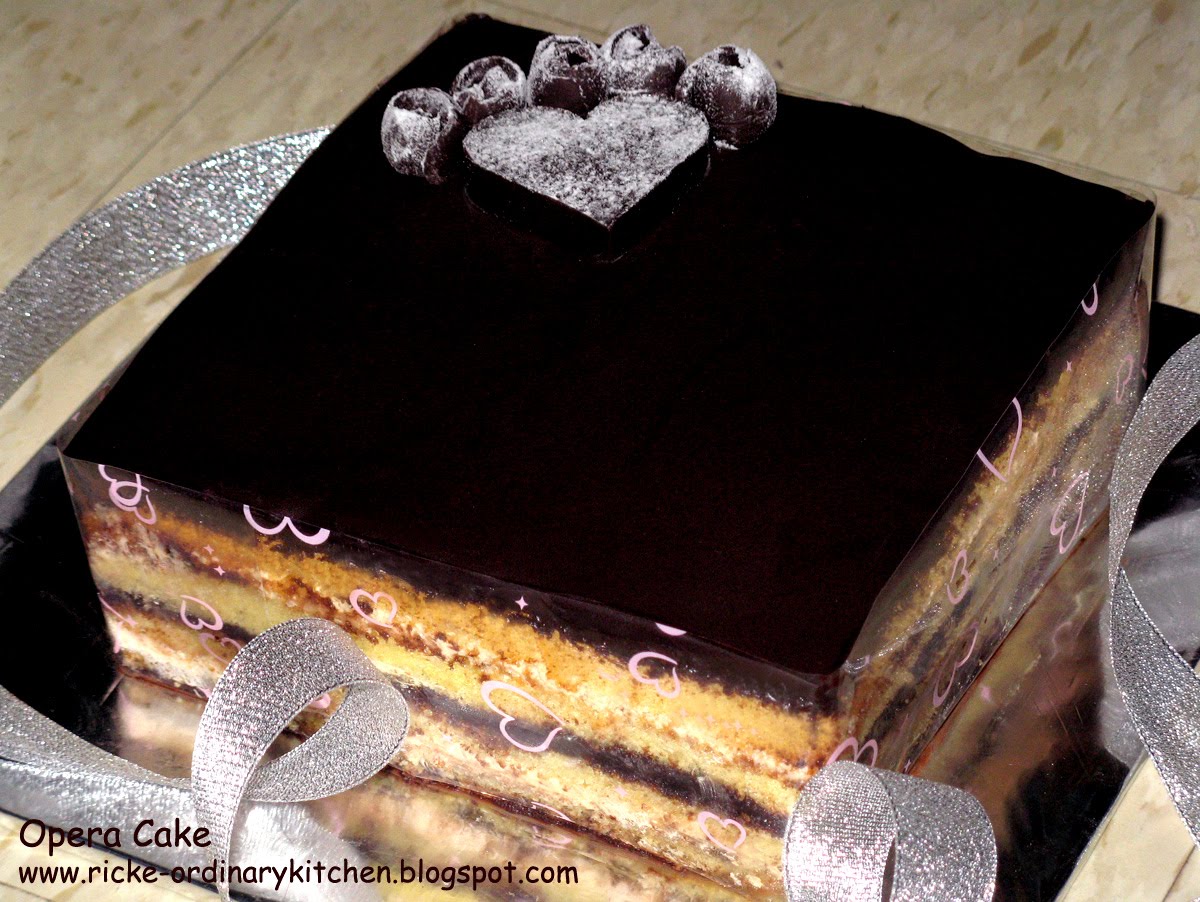 Just My Ordinary Kitchen...: OPERA CAKE Just My Ordinary Kitchen...: OPERA CAKE