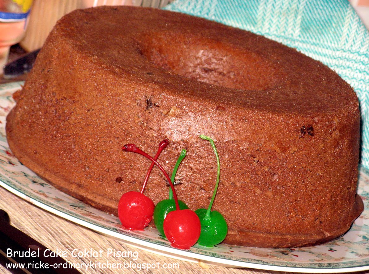 Just My Ordinary Kitchen...: BRUDEL CAKE PISANG COKLAT Just My Ordinary Kitchen...: BRUDEL CAKE PISANG COKLAT