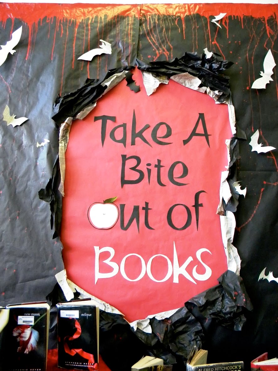Library Displays: Bite into Books