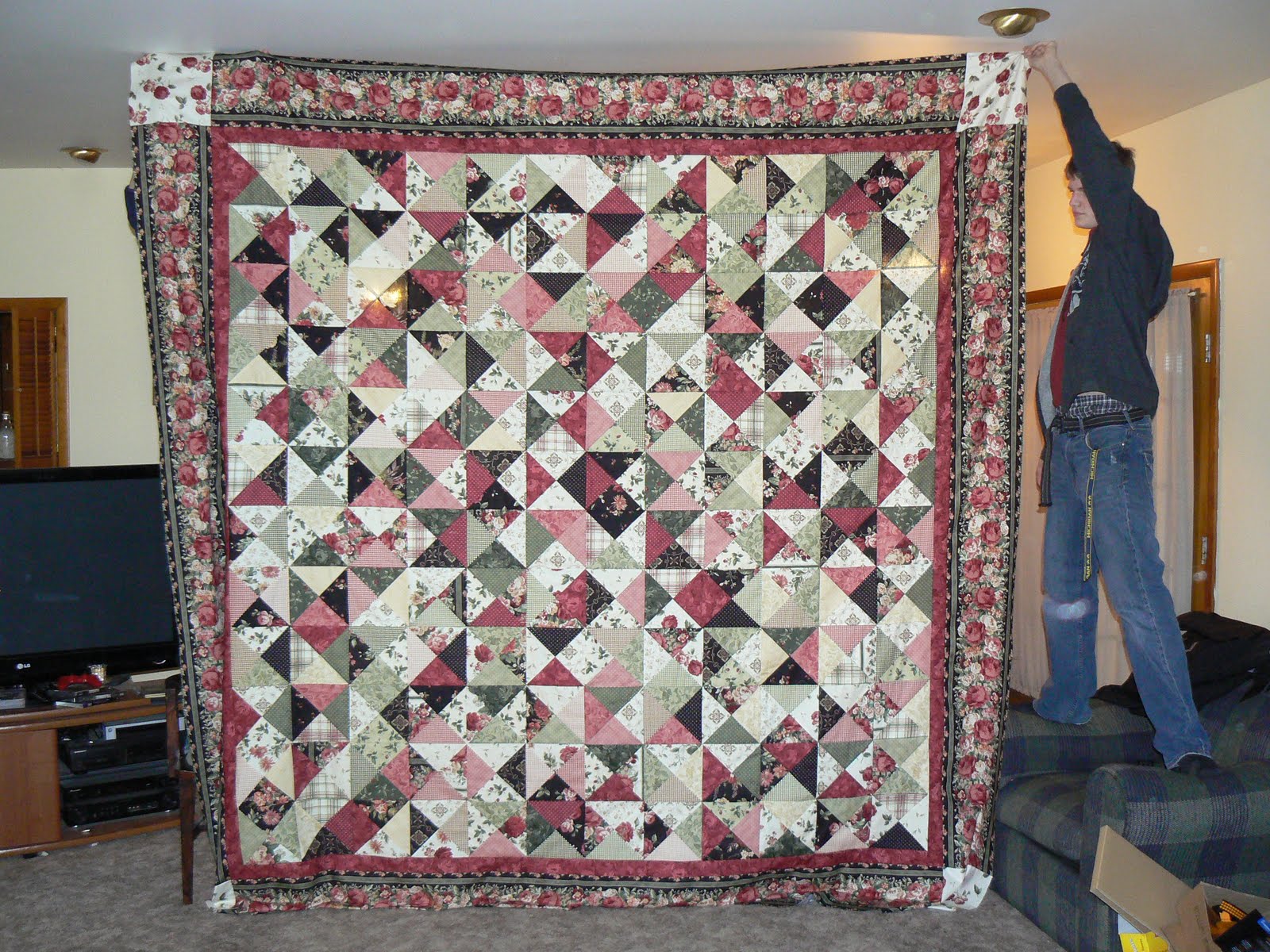 Quiltmakers Journey King Size Quilt Top DONE quiltmakers-journey-king-size-quilt-top-done