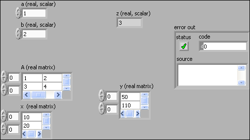MathScript node (in a LabVIEW Block diagram) | Labview MathScript node (in a LabVIEW Block diagram) | Labview
