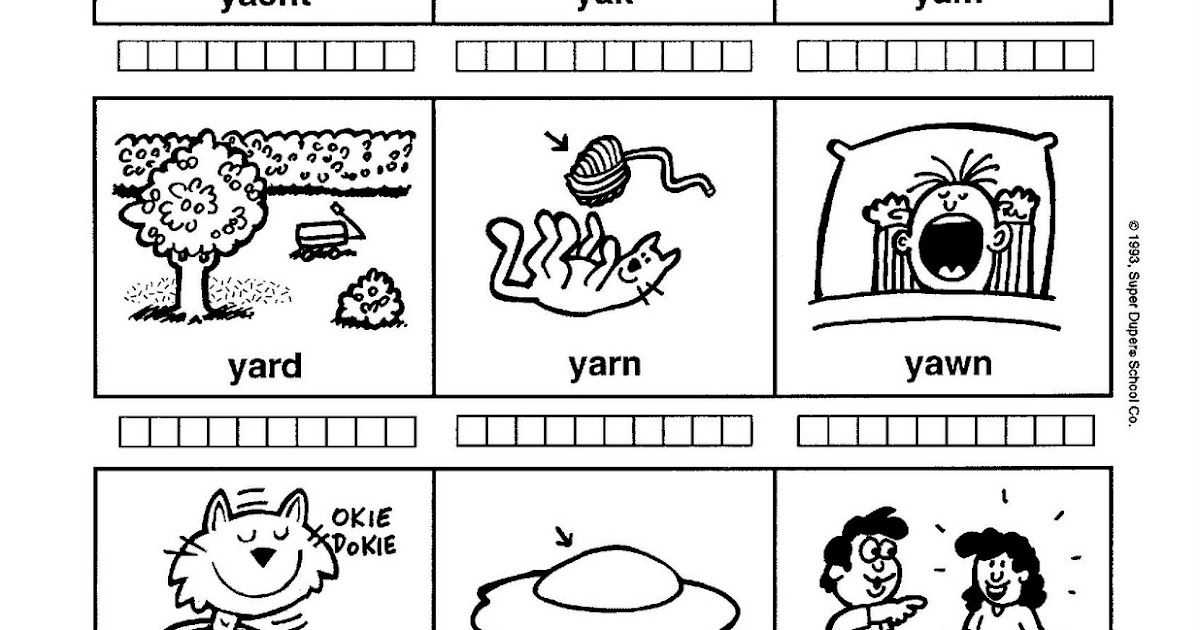 Speech Therapy with Miss Nicole: Y initial words