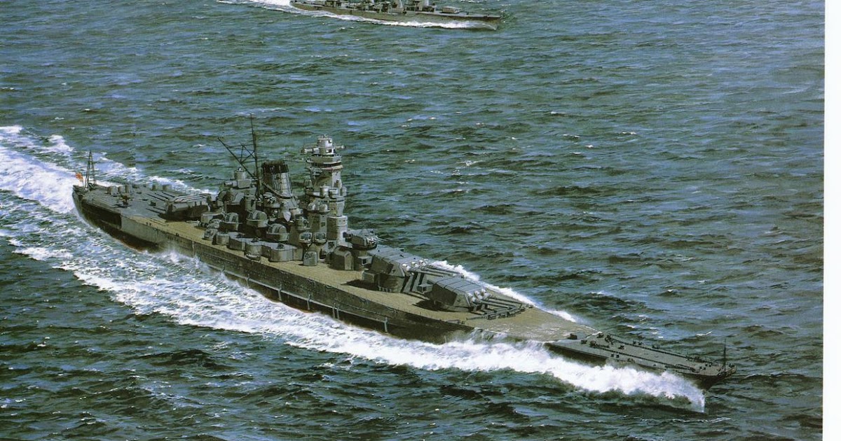 warship: ijn musashi japanese battleship
