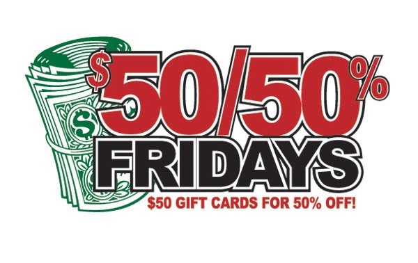 Virginia Beach Graphic Design: 50/50 Friday Logo