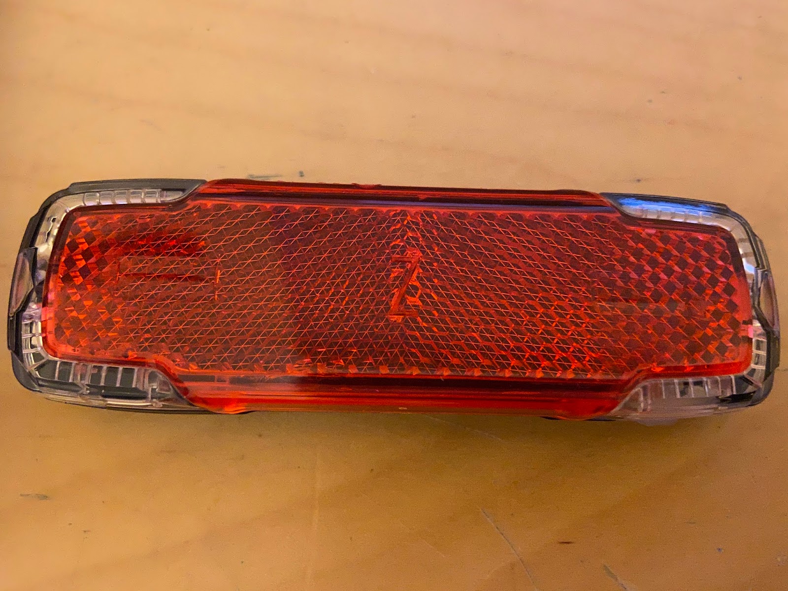 My Orange Brompton: Brompton rear battery lights