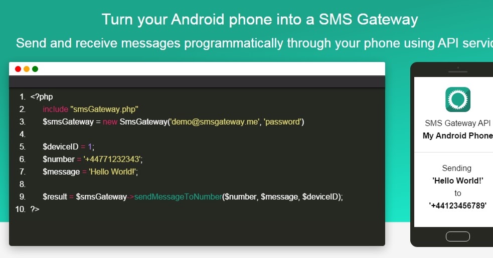 Transforma um smartphone Android num gateway para enviar SMS ~ Apps do ...