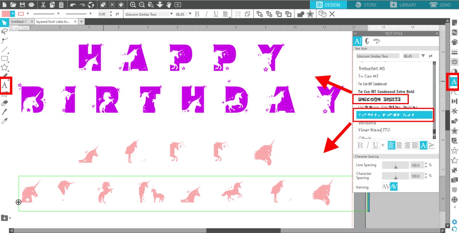 How to Use Layered Fonts in Silhouette Studio - Silhouette School
