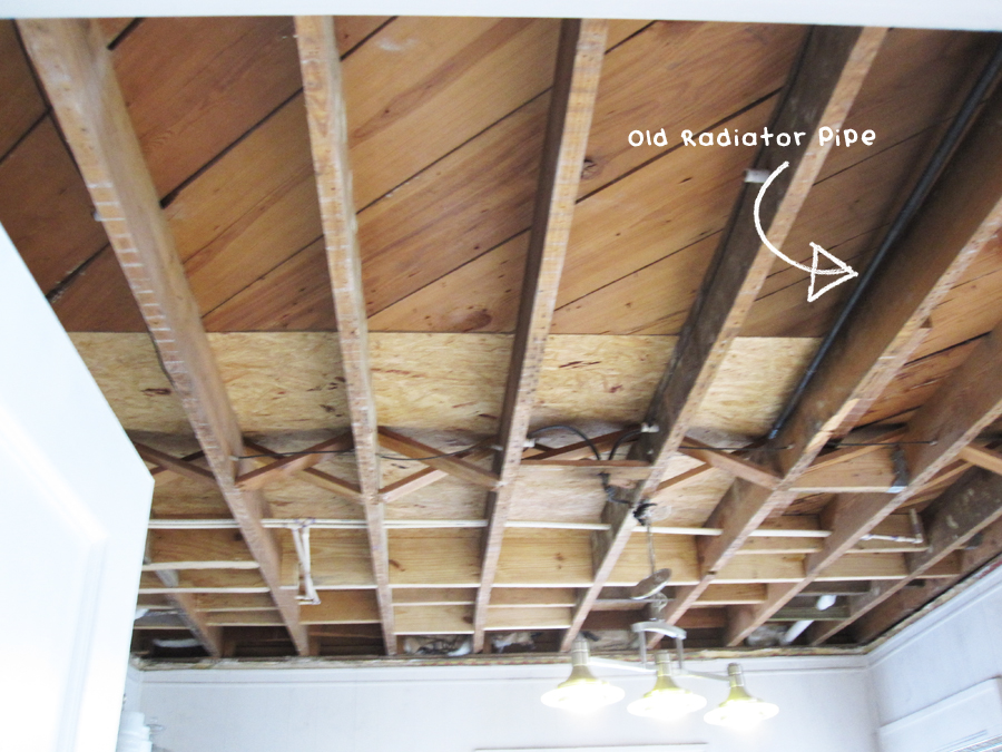 Keep Smiling: Kitchen Ceiling Demolition