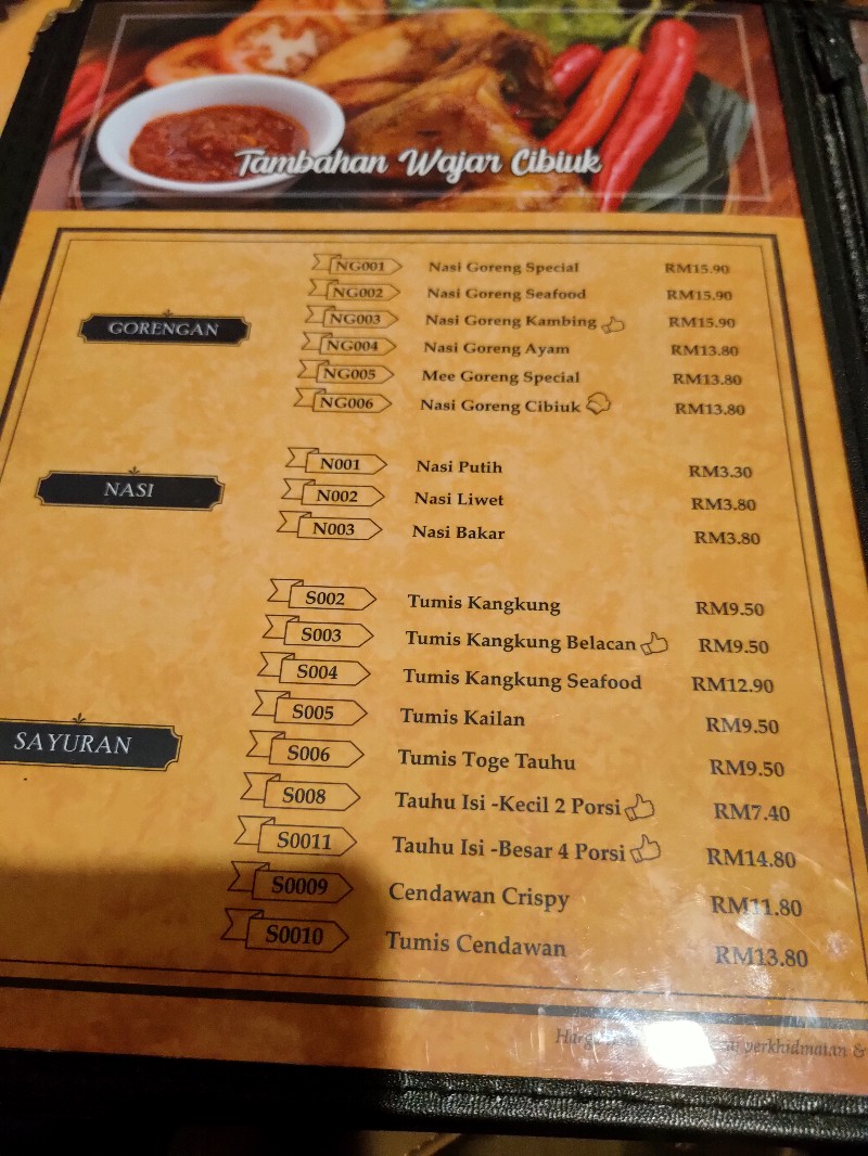 Dinner di Rumah Makan Cibiuk Shah Alam Selangor