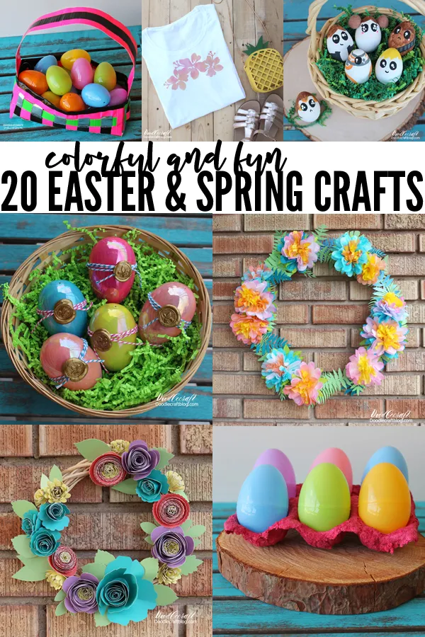 20 Easter Spring Craft DIY Round Up!