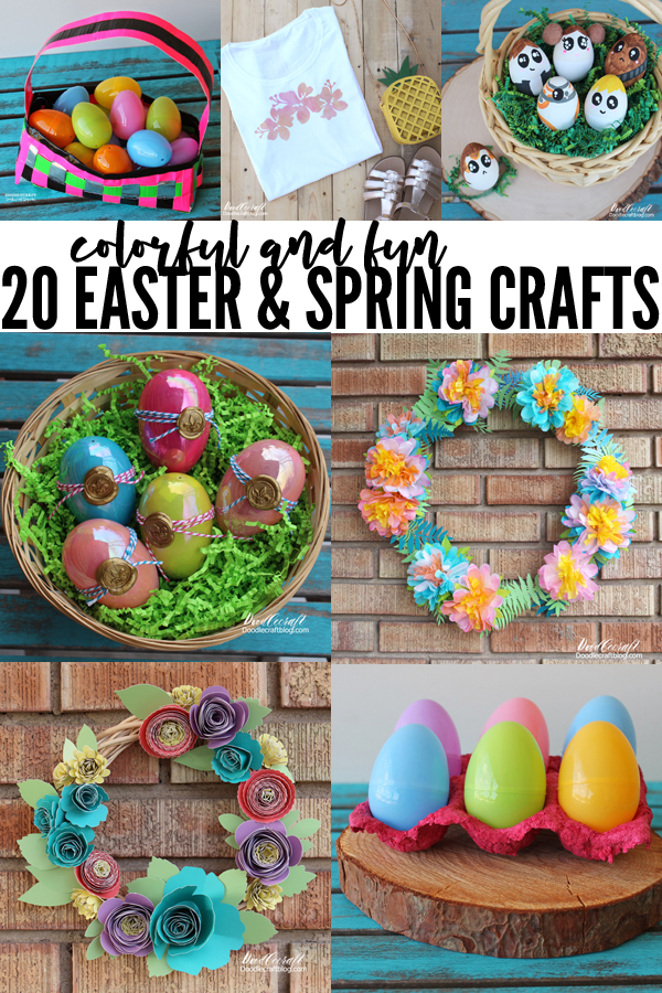 20 Easter Spring Craft DIY Round Up!