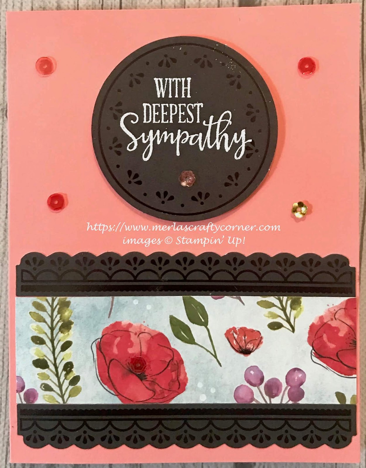 Merla's Crafty Corner: OSW #9 Poppy Flamingo