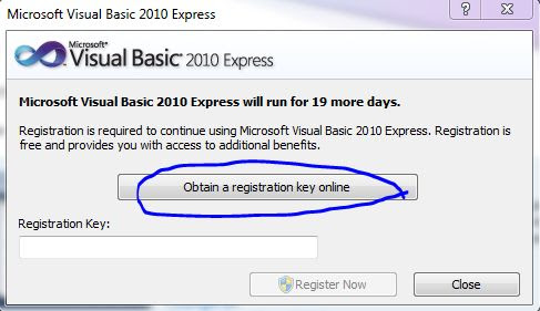 Cara Registrasi Visual Basic 2010 Express | Tutorial Visual Basic 2010