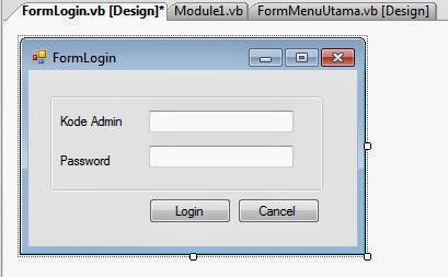 Membuat Form Login VB Net 2005 - Belajar VB 6.0 dan Belajar VB .Net
