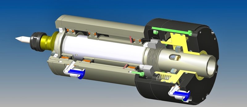 Tool change spindle || Download free 3D cad models #100098