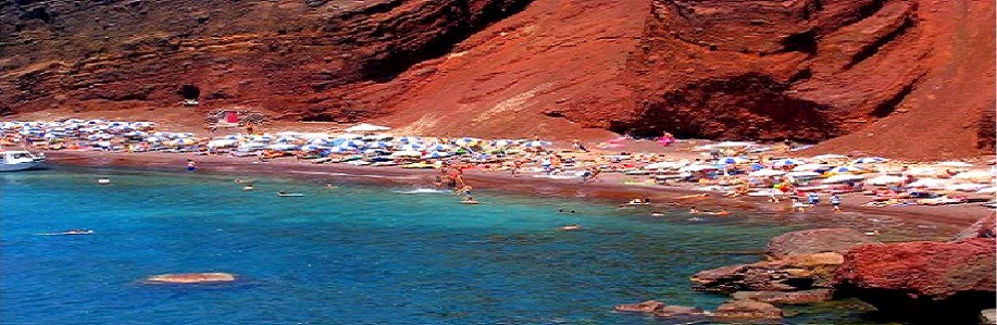 More than 1000 Travel Agents Across The World: Red beach & black beach
