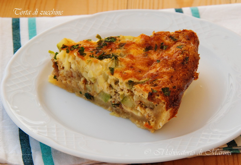 IL LABORATORIO DI MARINA: ΤΑΡΤΑ ΜΕ ΚΟΛΟΚΥΘΑΚΙΑ // CROSTATA DI ZUCCHINE