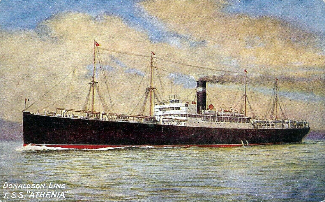 Wanted On Voyage: DONALDSON DOMINION DUO: R.M.S. ATHENIA & LETITIA Part One