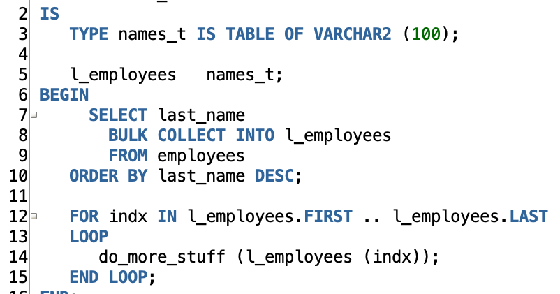 Obsessed with Oracle PL/SQL