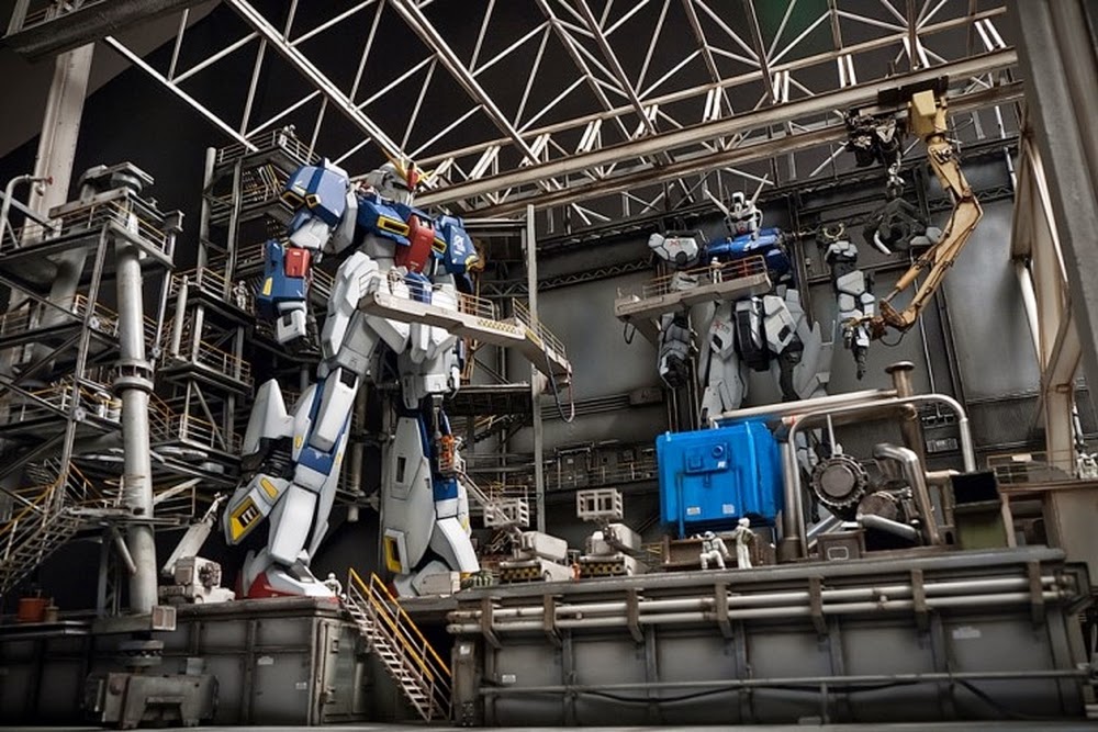 Custom Build: 1/60 Gundam Assemble Plant / Hangar Diorama - Gundam Kits ...