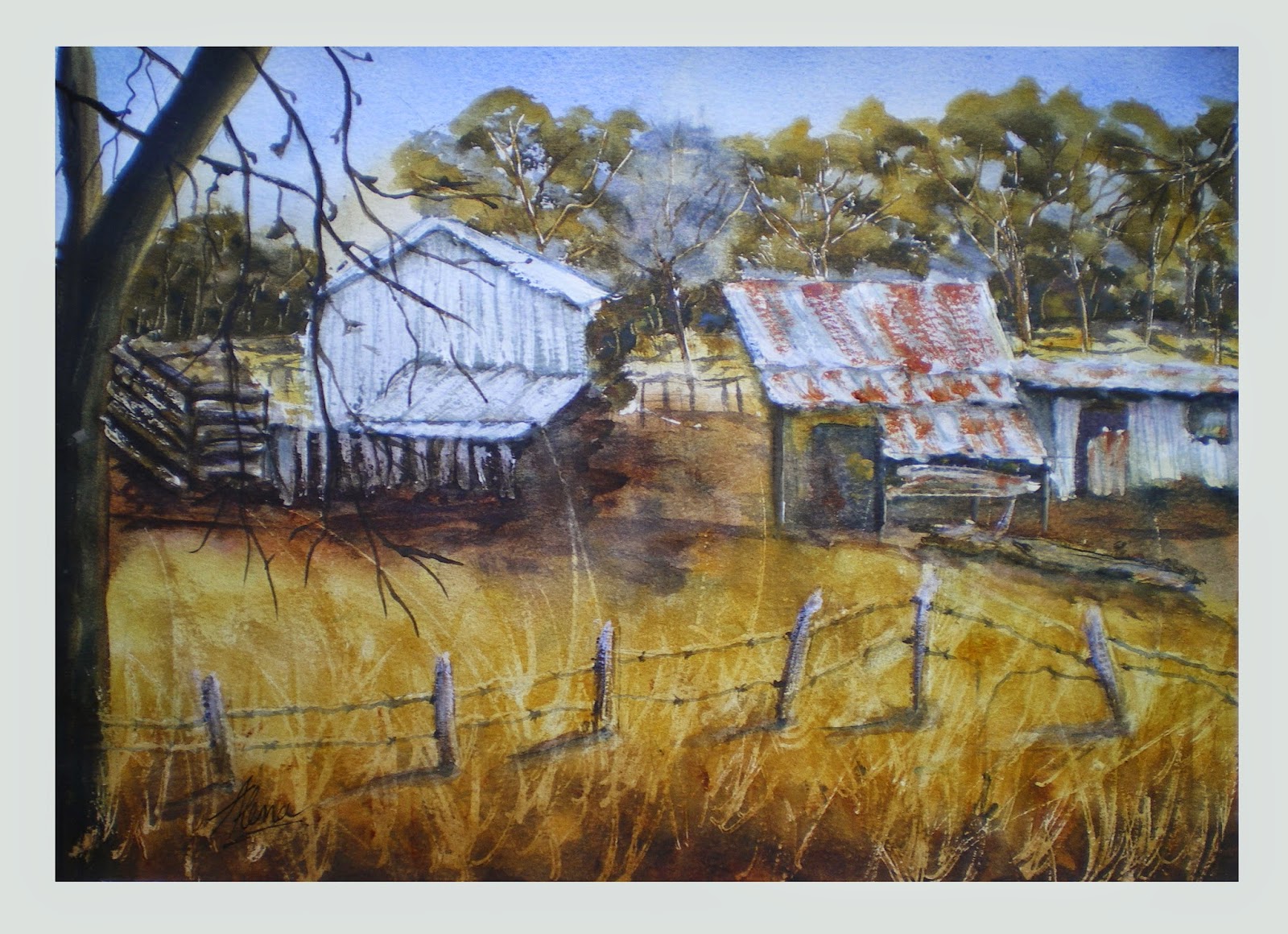 Alena Hughes: Outback Shack in Victoria, Australia