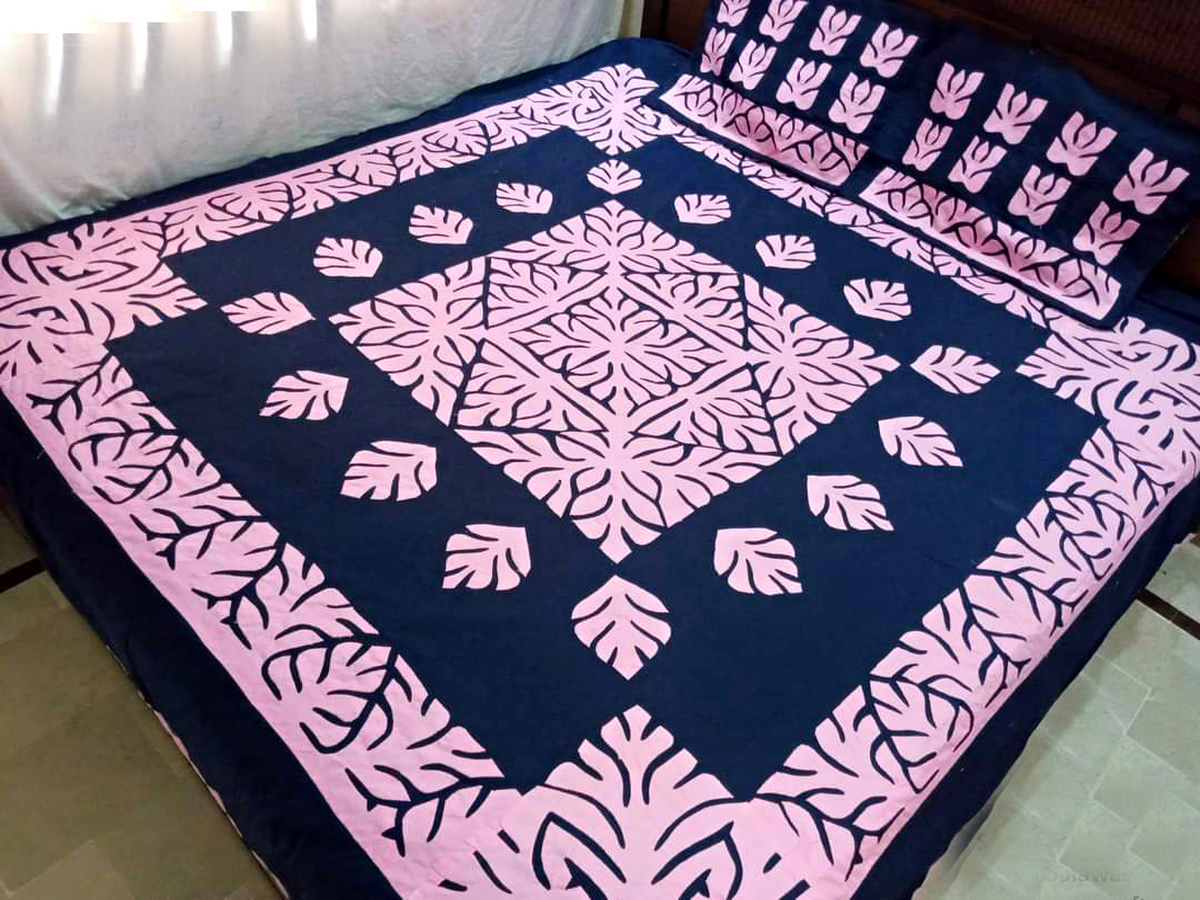 Aplic Work | Applic Hand Work Beddings | Bed Sheets in Applique Work ...