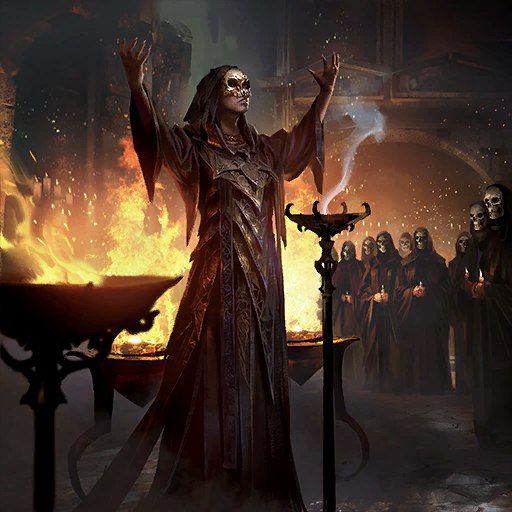 Hall of the Mountain King: NPC - Vassliss Priestess of Iuz - Spinecastle