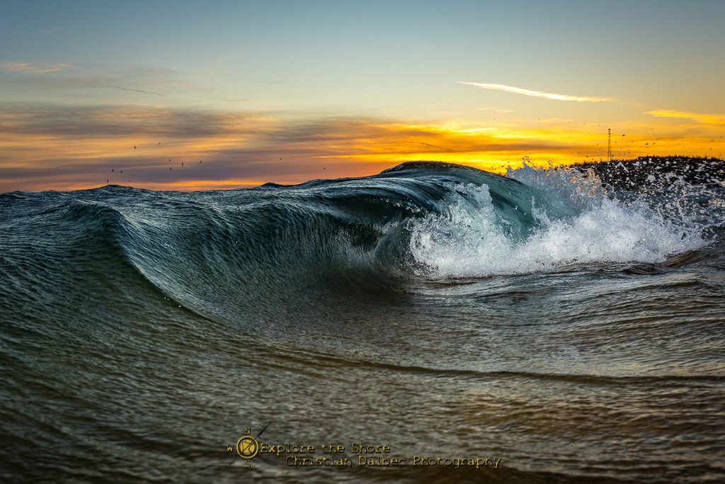 Duluth Harbor Cam: Lake Superior Wave - Christian Dalbec
