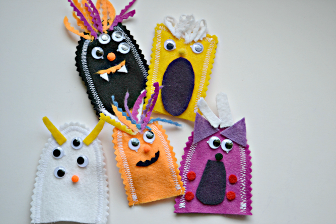 The Life of Jennifer Dawn: Craft for Kids: Finger Puppet Monsters