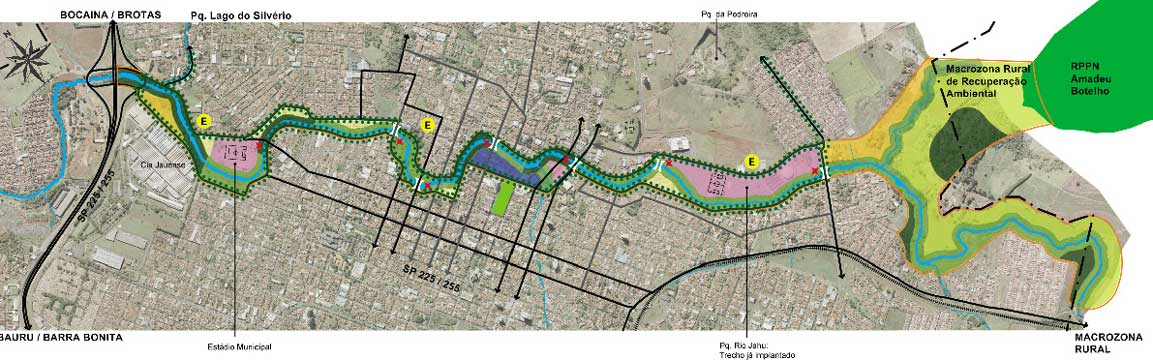 Plano diretor de Jaú - SP: Mapas - Plano Diretor (2006)