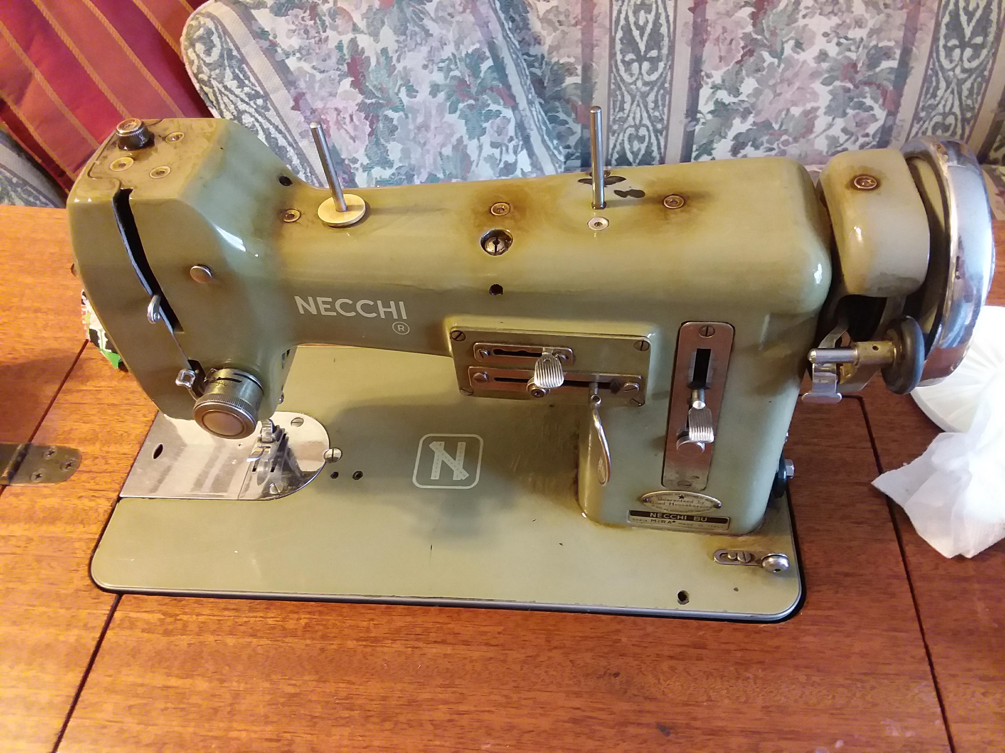 Necchi BU MIRA Sewing Machine Italian made masterpiece! (unfinished ...