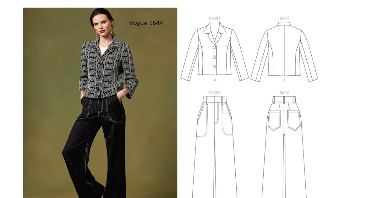 SewTawdry: Transition Sewing Vogue 1644