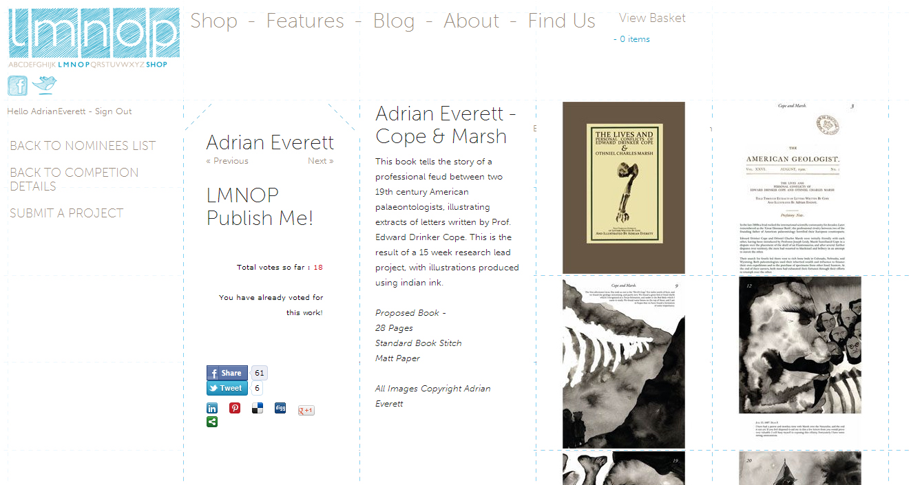 Adrian Everett Illustration Blog: My LMNOP Publish Me Competition Entry