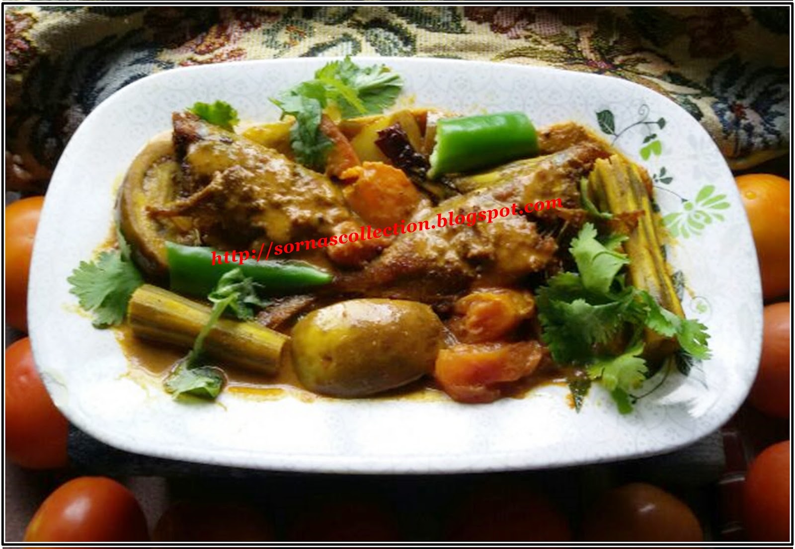My Recipes: STEAMED SALTED FISH CURRY