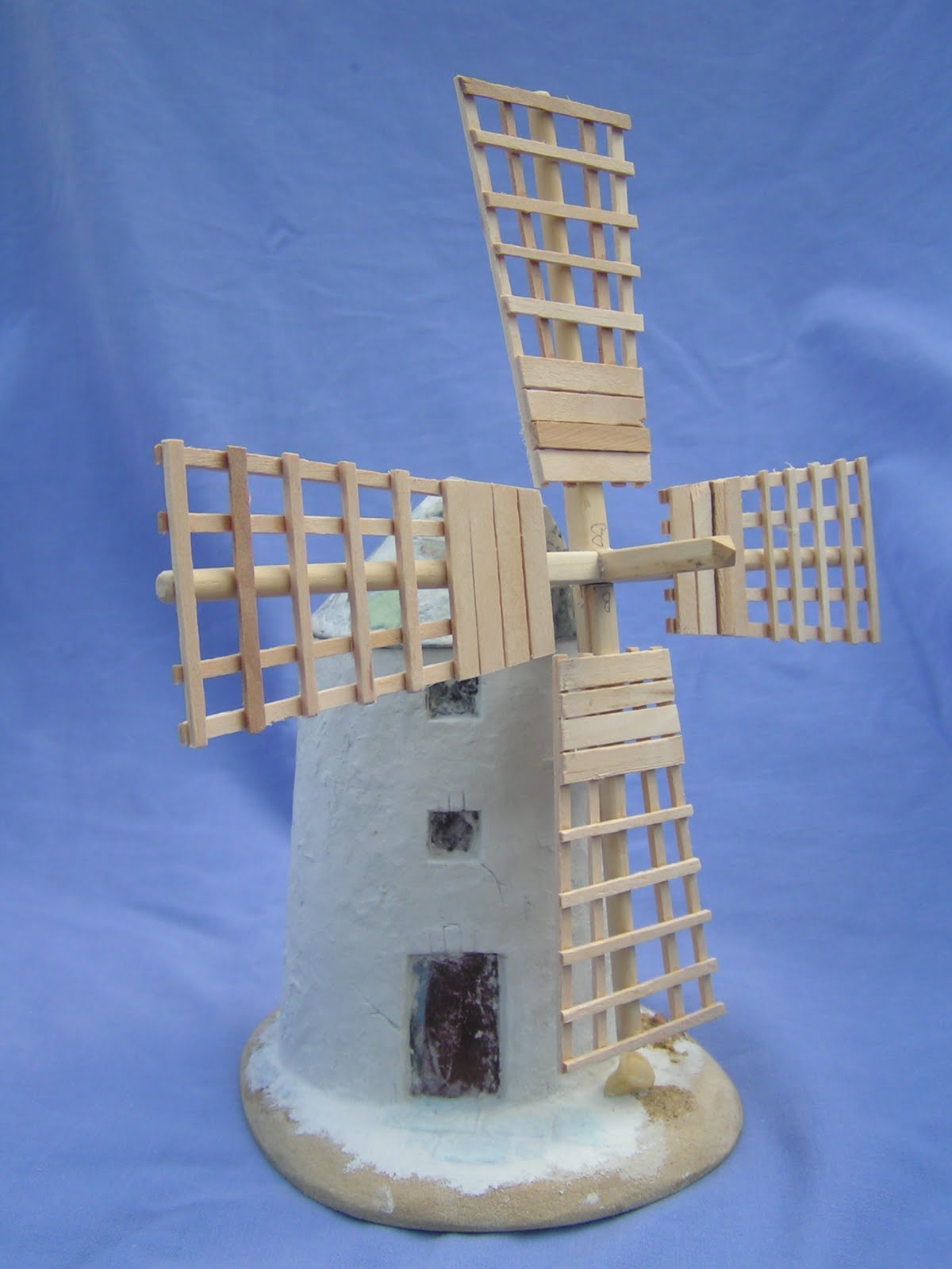 Dampf's modelling page: Windmill Model for Flintloque