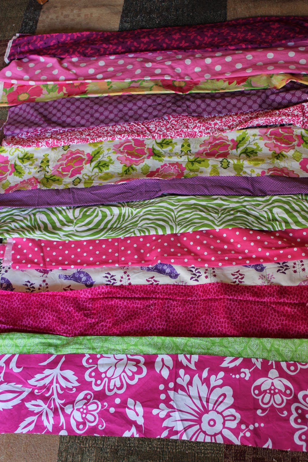 Lu Bird Baby: Easy Strip Quilt Tutorial