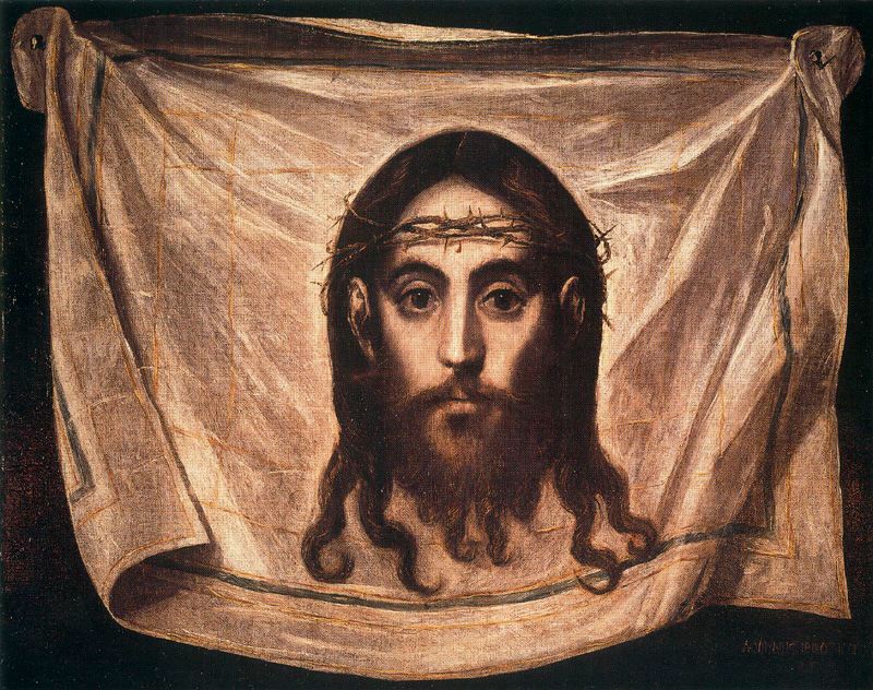 PINTURAS DIVERSAS: LA SANTA FAZ EL GRECO