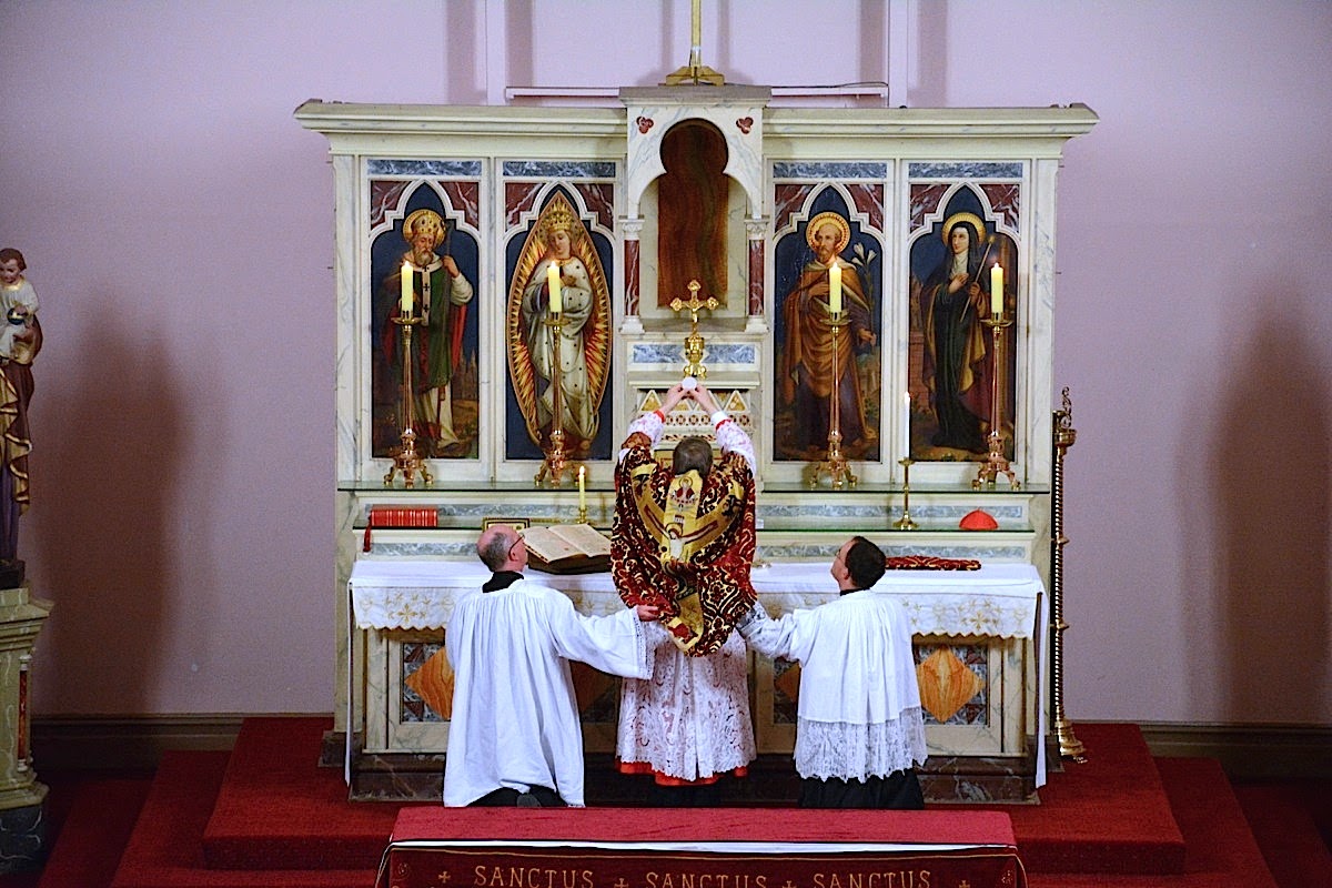 New Liturgical Movement: Pontifical Low Mass with Raymond Cardinal Burke