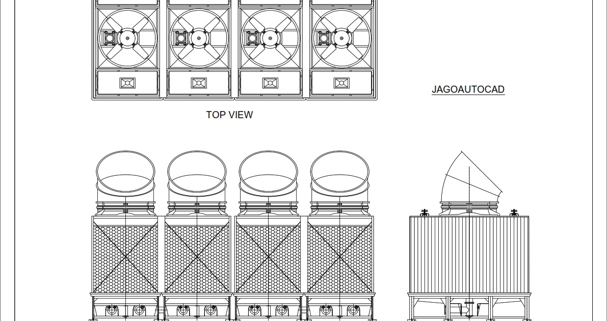 Download Cooling Tower DWG AutoCAD Free