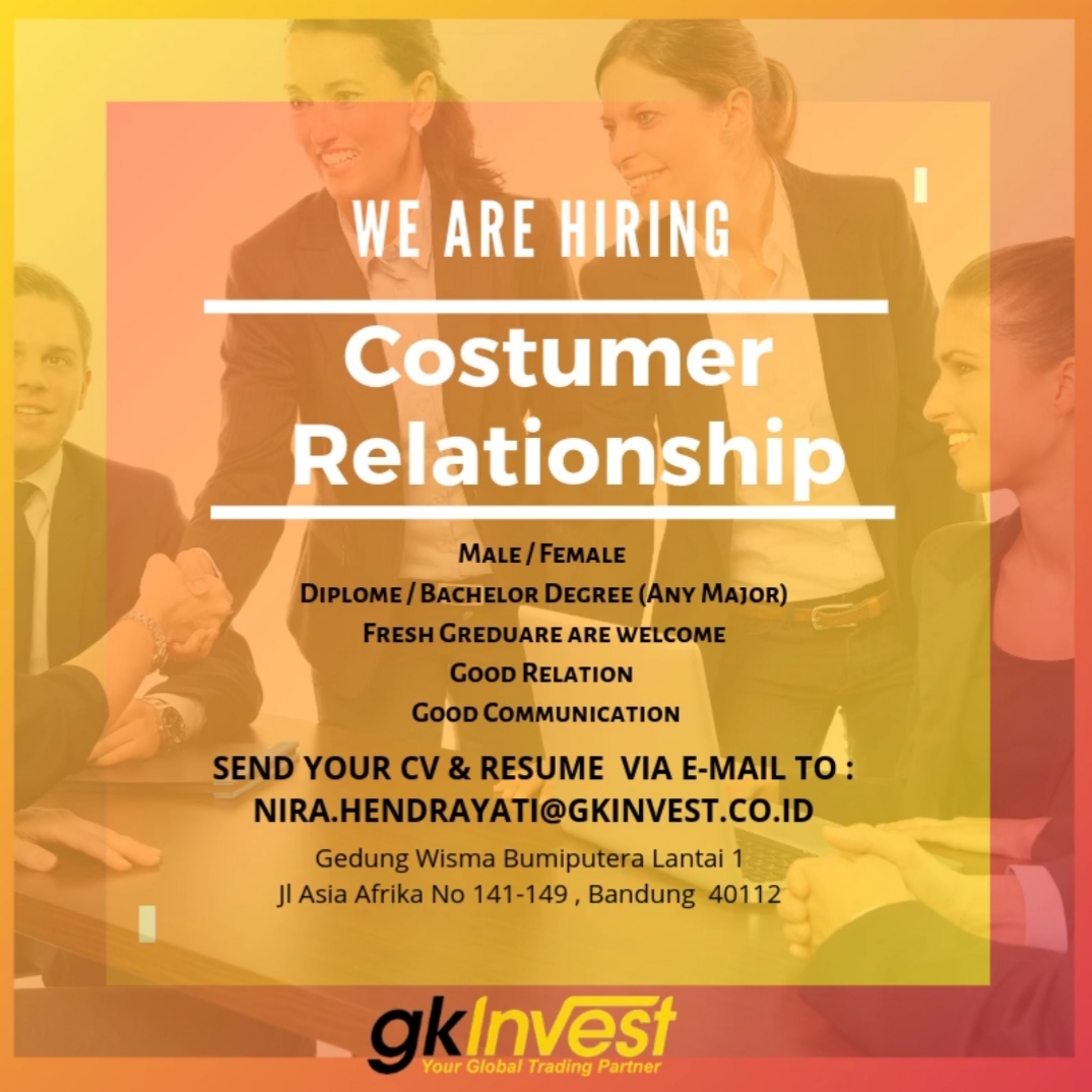 Lowongan Kerja PT. Global Kapital Investama ( GK Invest ) Bandung ...
