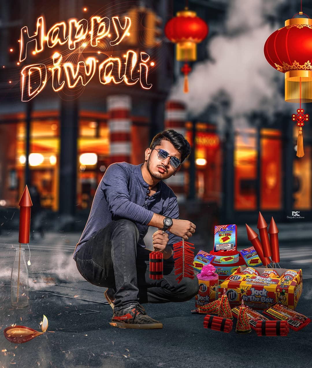 Diwali Special HD Background Photo Editing - Picsart Diwali Photo Editing