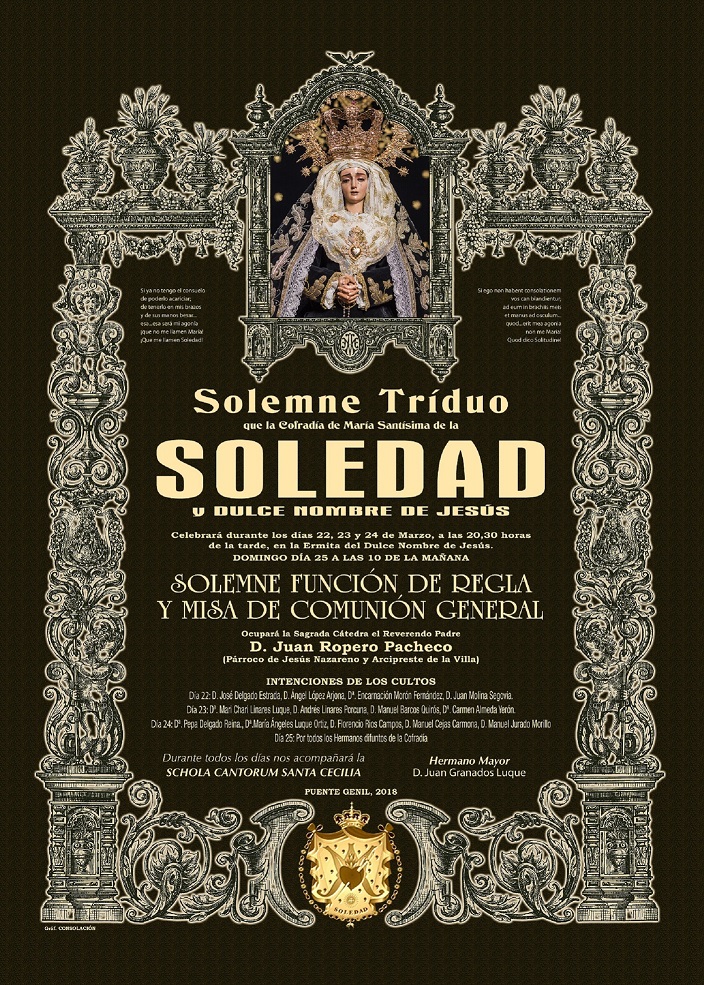 MARÍA STMA. DE LA SOLEDAD Y DULCE NOMBRE DE JESÚS