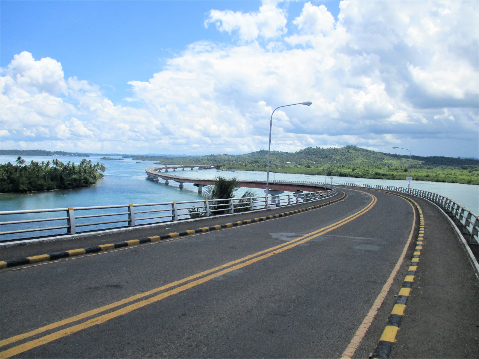 San Juanico Bridge linking Leyte and Samar-worth a visit.